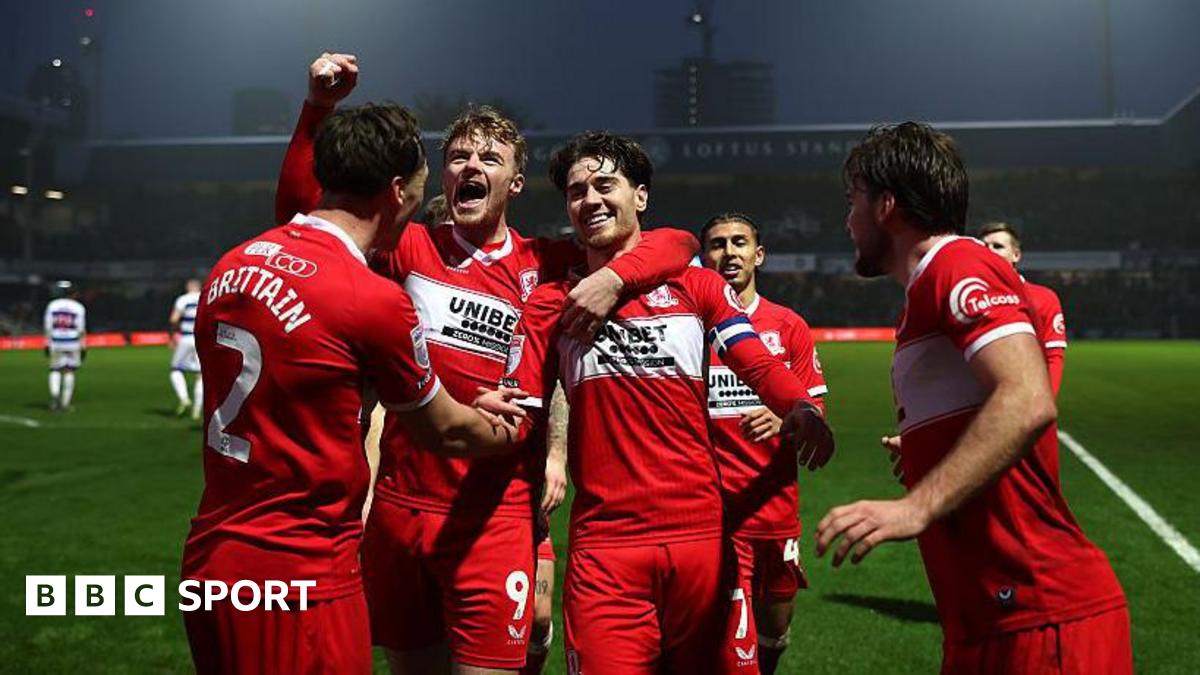 QPR 0-4 Middlesbrough: Brilliant Boro thrash QPR to boost promotion ...