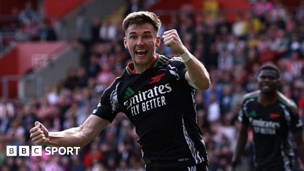 Celtic-bound Kieran Tierney signs off with a goal for Arsenal - BBC Sport