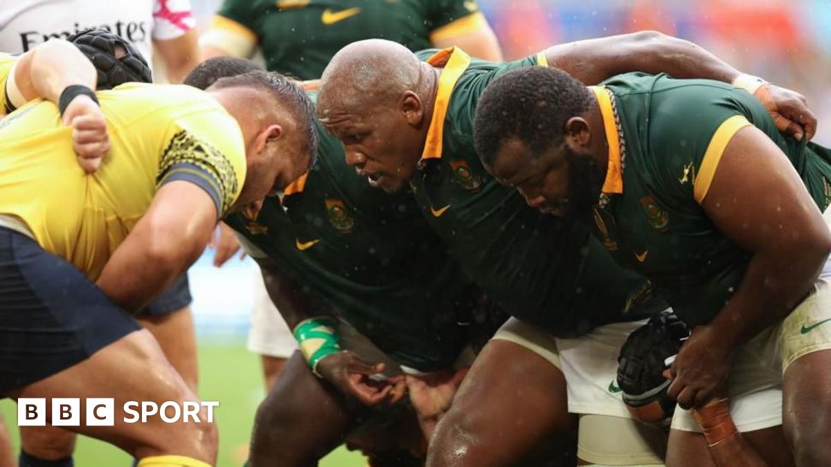 England vs South Africa: Behind the Springboks' scrum - BBC Sport