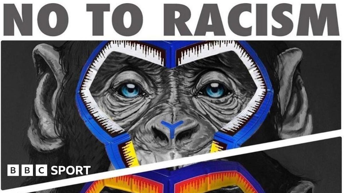 Serie A uses monkeys in anti-racism posters - BBC Sport