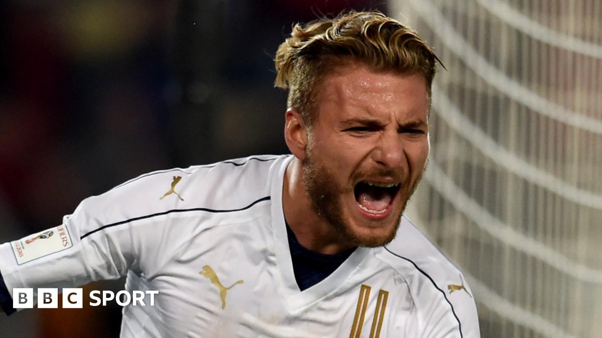 Ciro Immobile's injury-time winner rescues Italy in Macedonia - BBC Sport