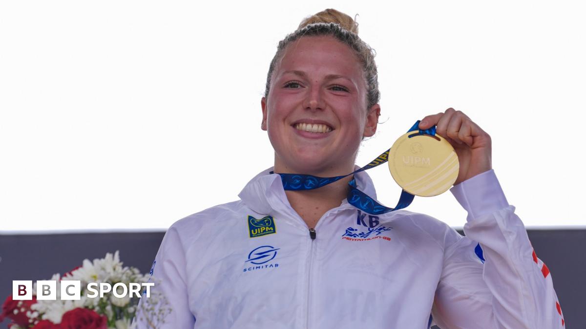 Pentathlon World Cup: Britain's Kerenza Bryson wins gold in Ankara ...