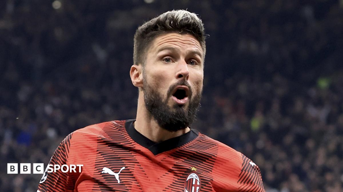 AC Milan 2-1 Paris St-Germain: Olivier Giroud's header gives hosts ...