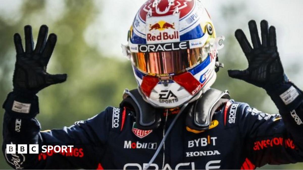 Italian Grand Prix: Max Verstappen in record-breaking 10th consecutive ...