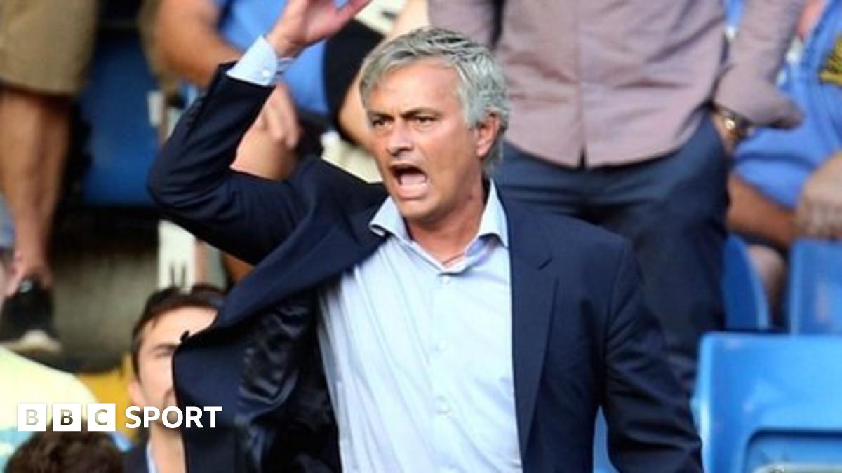 Jose Mourinho angry at Chelsea medical staff after Swansea draw - BBC Sport