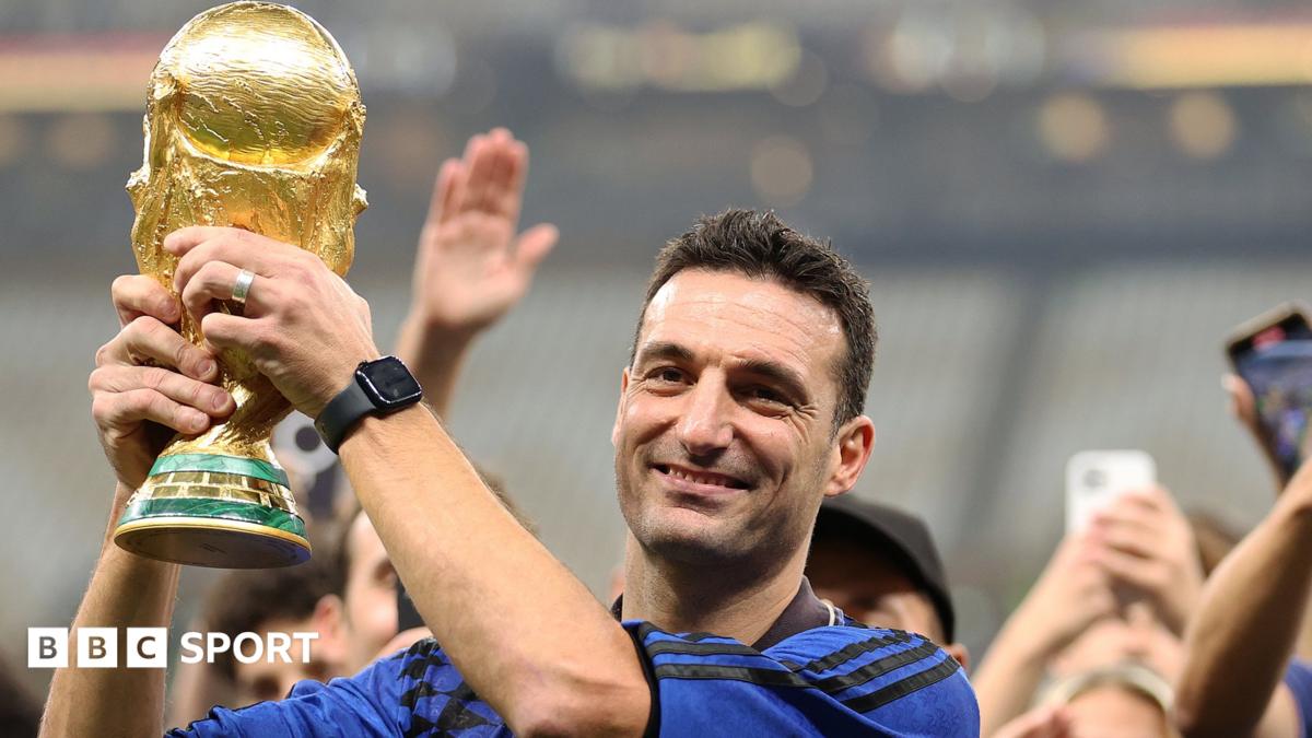 Argentina manager Lionel Scaloni signs new deal until 2026 - BBC Sport