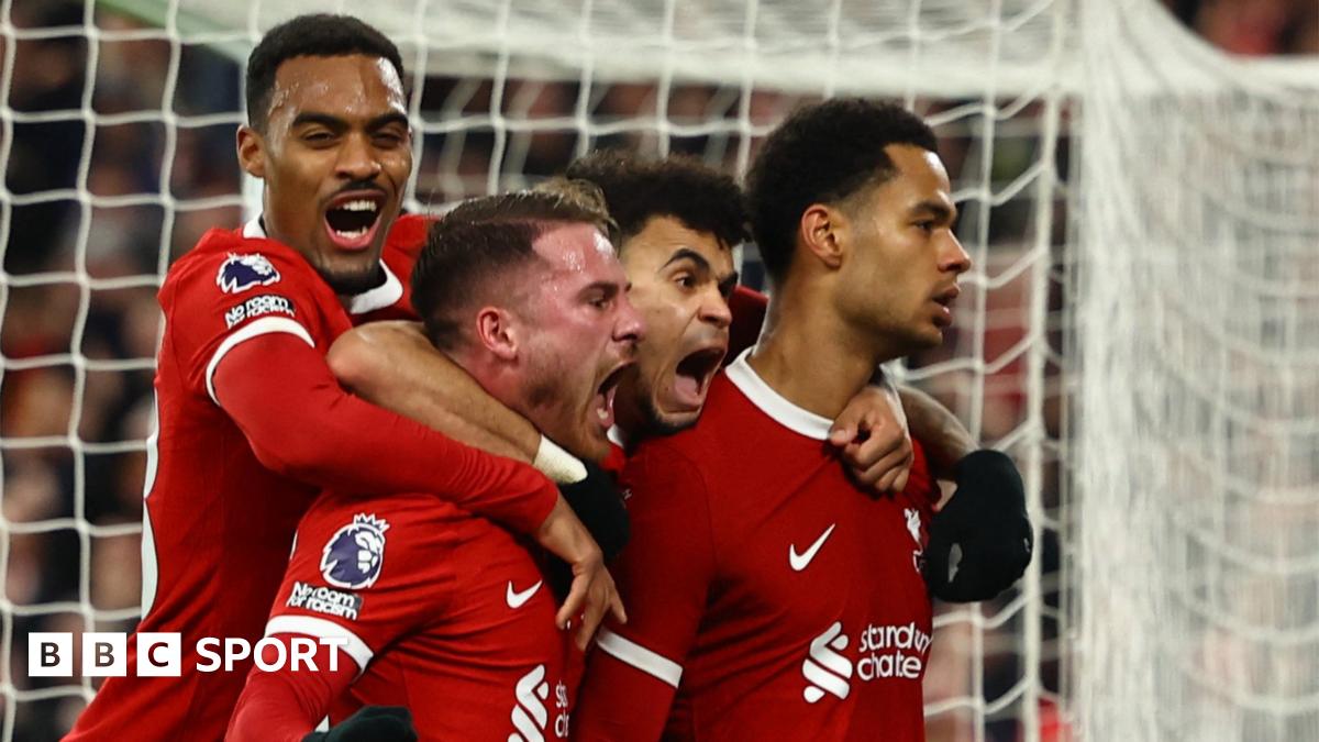 Liverpool 4-1 Luton Town: Reds move four points clear at the top after ...