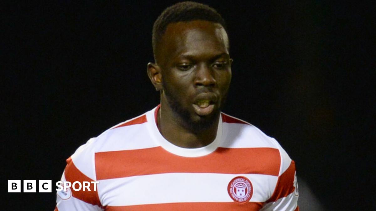 Hamilton's Oumar Diaby glad to escape racist fans - BBC Sport