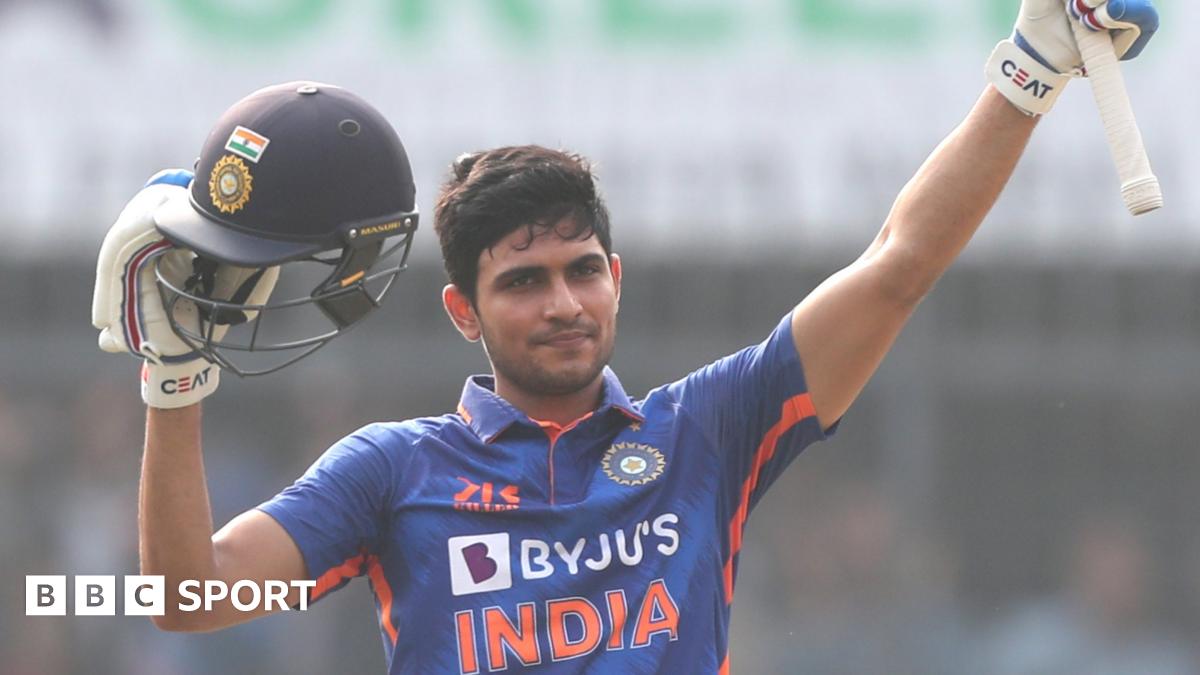 India v New Zealand: Rohit Sharma and Shubman Gill hit centuries as hosts beat New Zealand - BBC ...