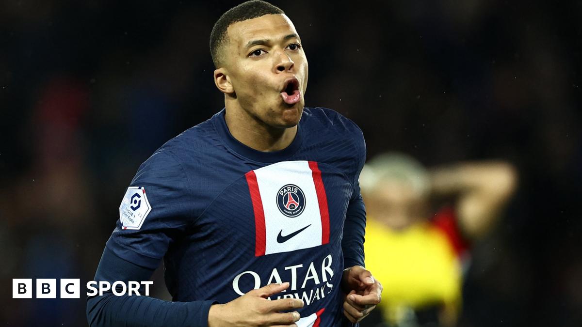 Paris St-Germain 3-1 Lens: Kylian Mbappe becomes PSG's all-time Ligue 1 ...