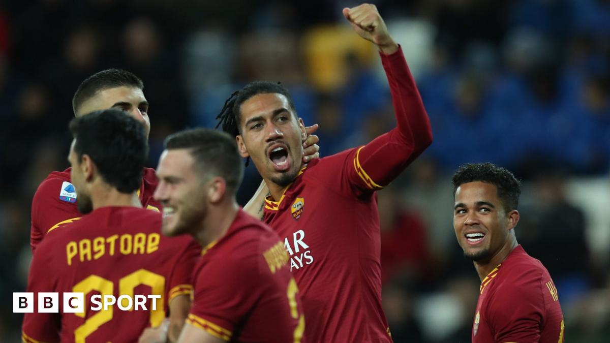 Chris Smalling scores first Roma goal as they beat Udinese 4-0 - BBC Sport