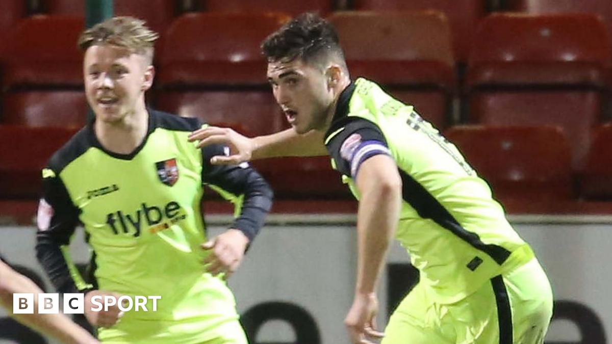 Jordan Moore-Taylor scores Exeter City's 'goal of the season' in win ...