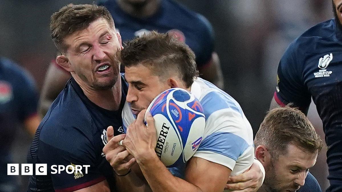 Tom Curry: England flanker sent off against Argentina following 'bunker ...