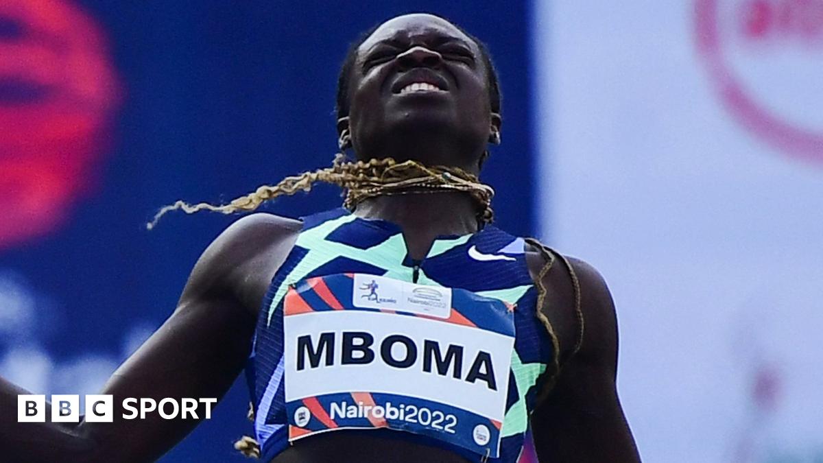 Christine Mboma: Namibian sprinter out of African Championships - BBC Sport