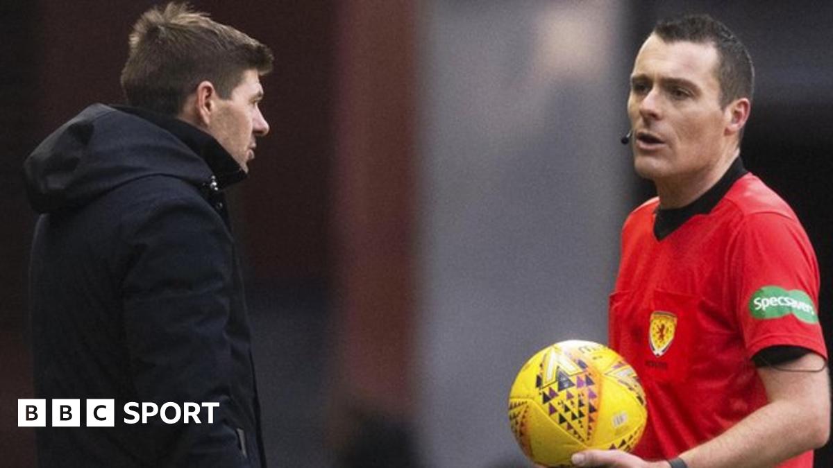 Rangers 1-0 Livingston: Steven Gerrard 'disappointed' in officials ...
