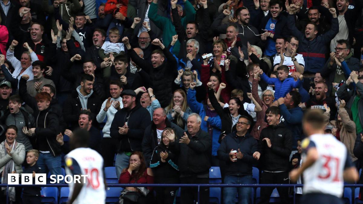Leasing.com Trophy: 9,062 fans watch Bolton Wanderers' first home game ...