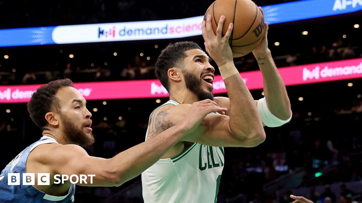 NBA round-up: Jayson Tatum seals overtime win for Boston Celtics against Minnesota Timberwolves ...