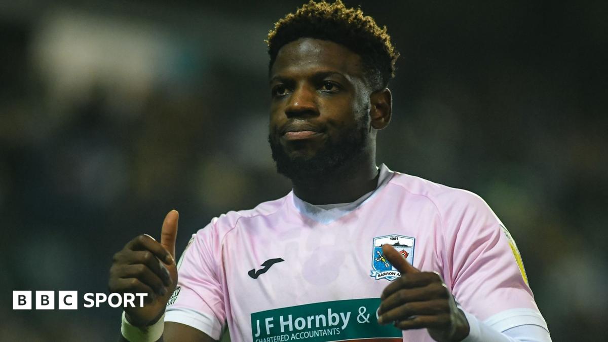 Offrande Zanzala: Exeter City sign Barrow forward on loan - BBC Sport