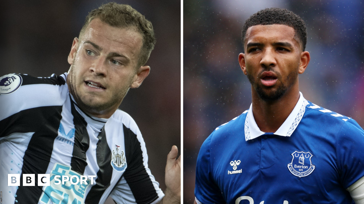 Ryan Fraser & Mason Holgate: Newcastle United winger and Everton ...