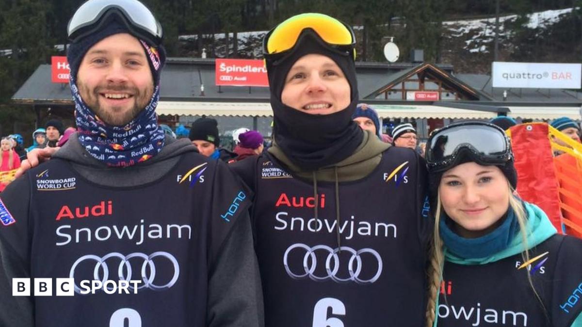 Jamie Nicholls wins World Cup slopestyle in Czech Republic - BBC Sport