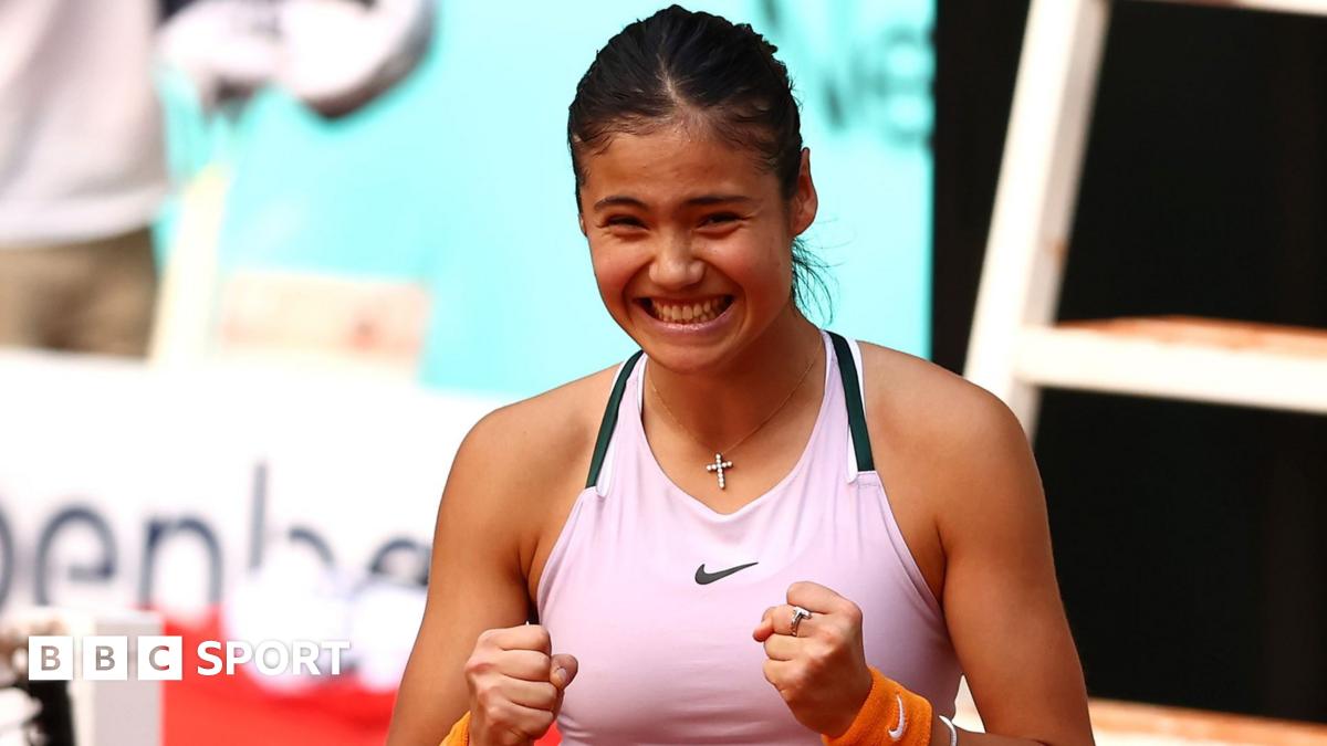 Madrid Open: Emma Raducanu, Dan Evans and Jack Draper advance - BBC Sport