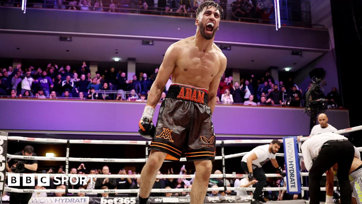 Boxing: Adam Azim stops Franck Petitjean to win European light ...