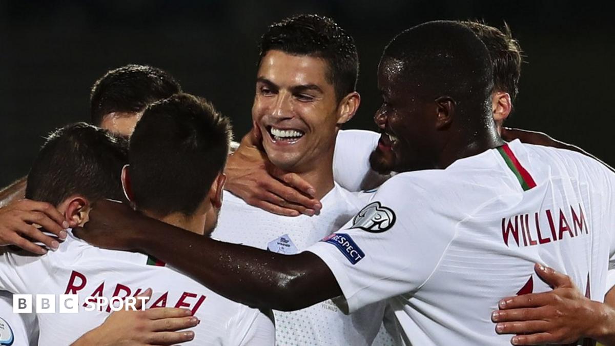 Cristiano Ronaldo scores four in Portugal win over Lithuania - BBC Sport