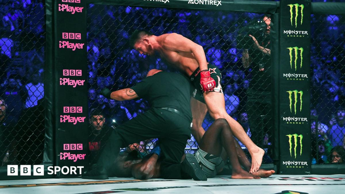 Rewatch Bellator 299: Briton Fabian Edwards stopped by champion Johnny ...