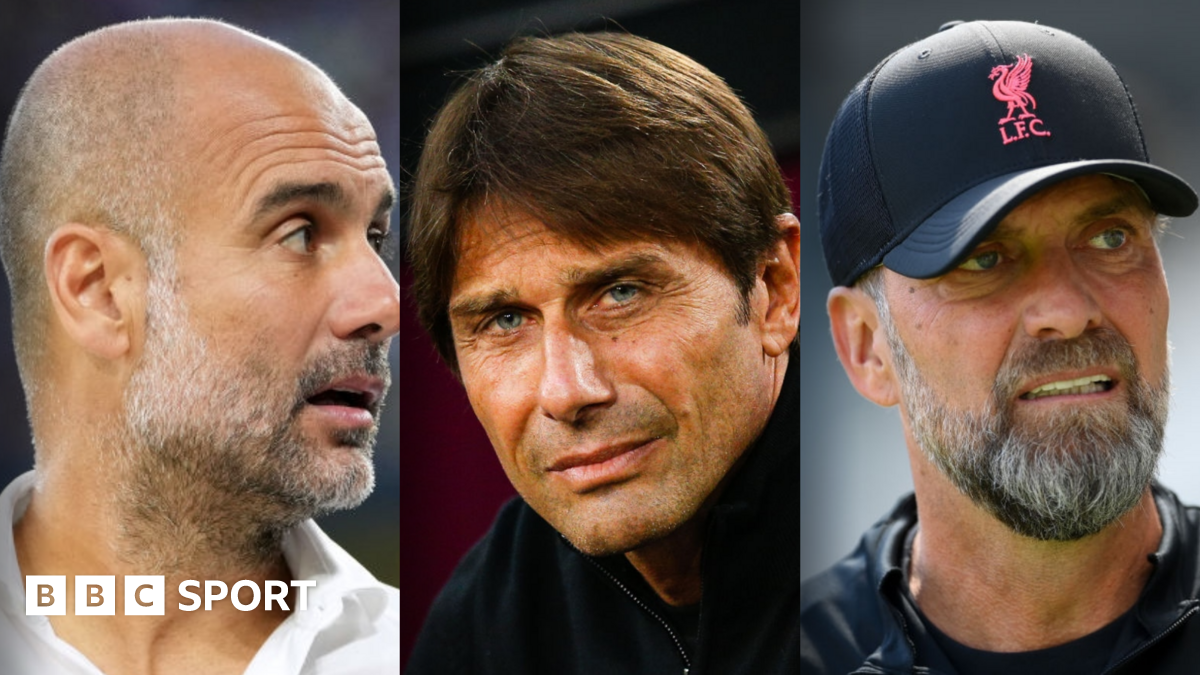 Premier League news conferences - hear from Guardiola, Conte and Klopp - BBC Sport