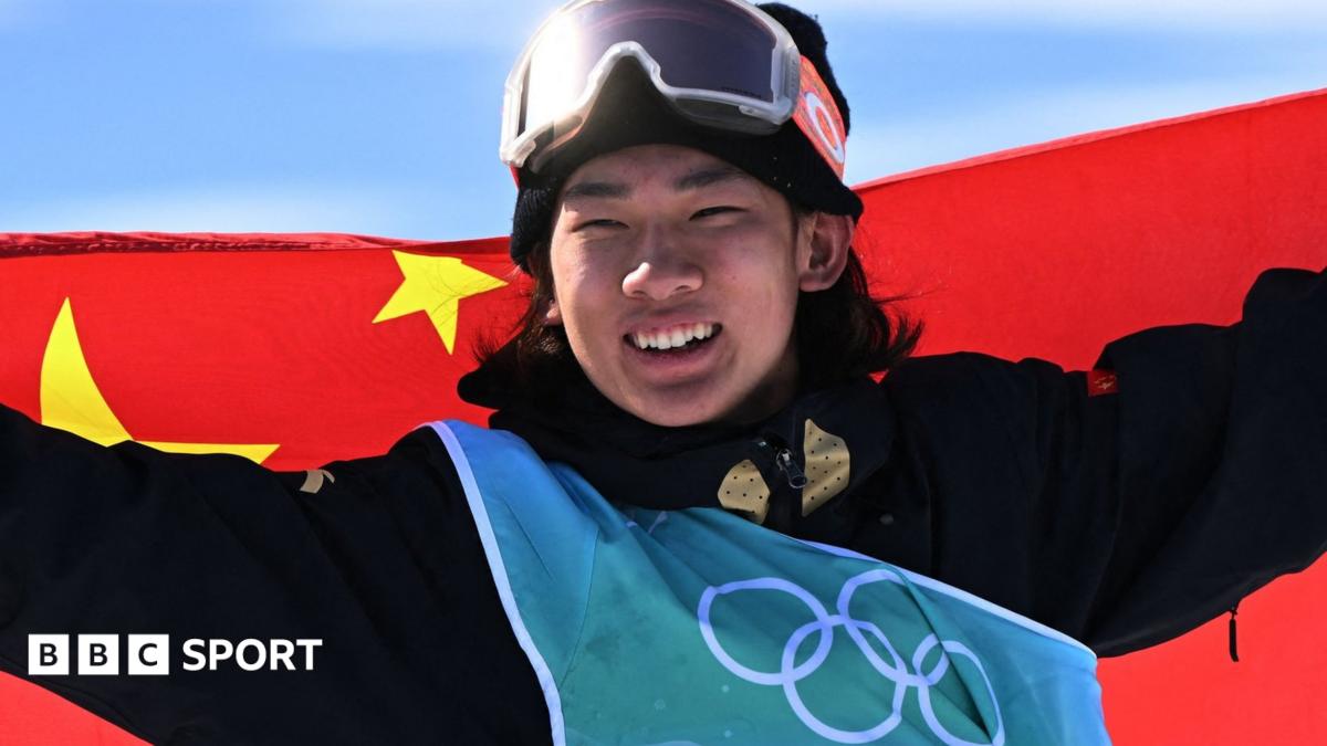 Winter Olympics: Chinese teenager Su Yiming wins snowboard gold in men ...