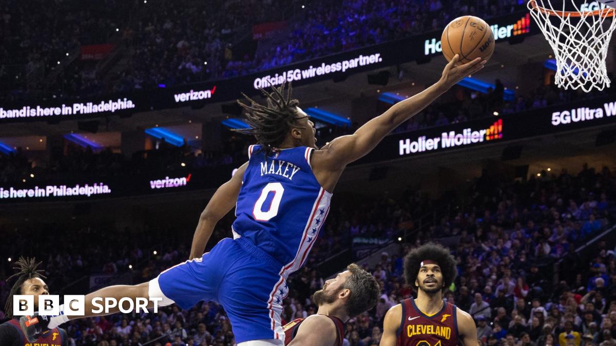NBA: Tyrese Maxey stars for Sixers as Cameron Johnson saves Suns - BBC ...