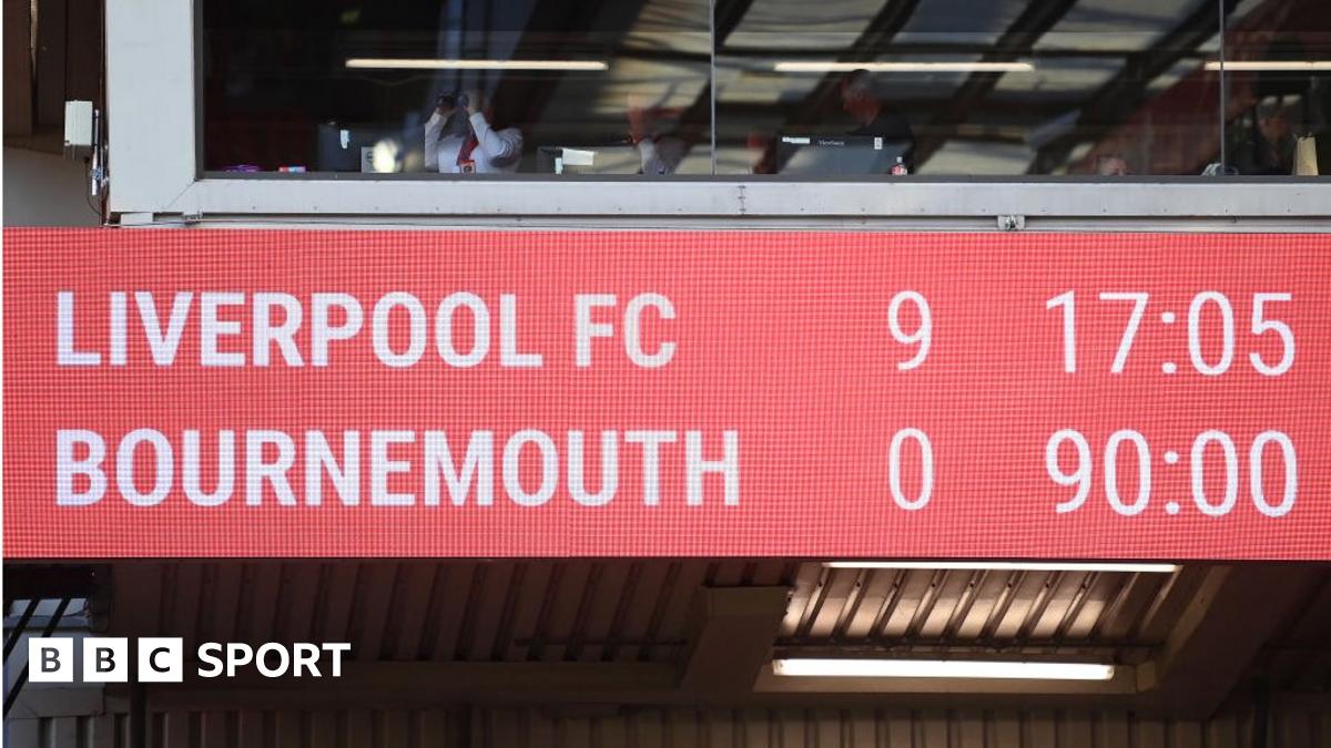 Liverpool 9-0 Bournemouth: Record-equalling Reds 'could have scored 14 ...
