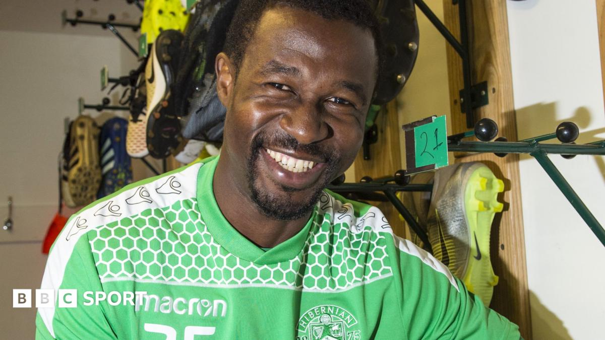 Defender Efe Ambrose happy with his lot at Hibernian - BBC Sport