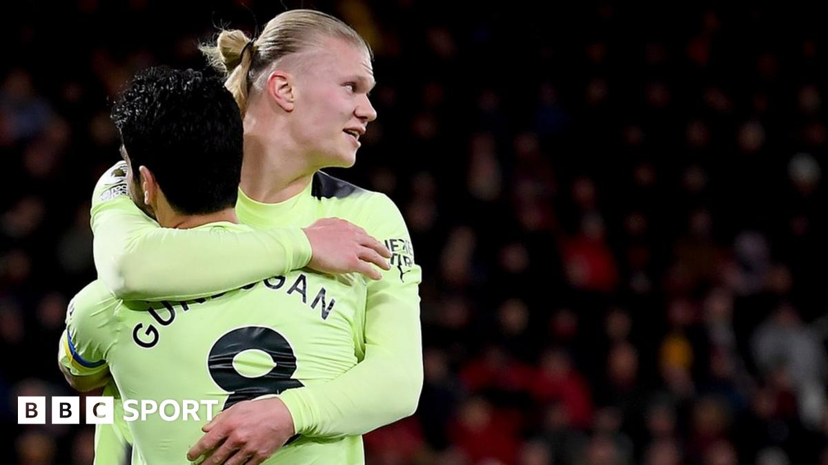 Bournemouth 1-4 Man City: Erling Haaland takes Premier League tally to ...