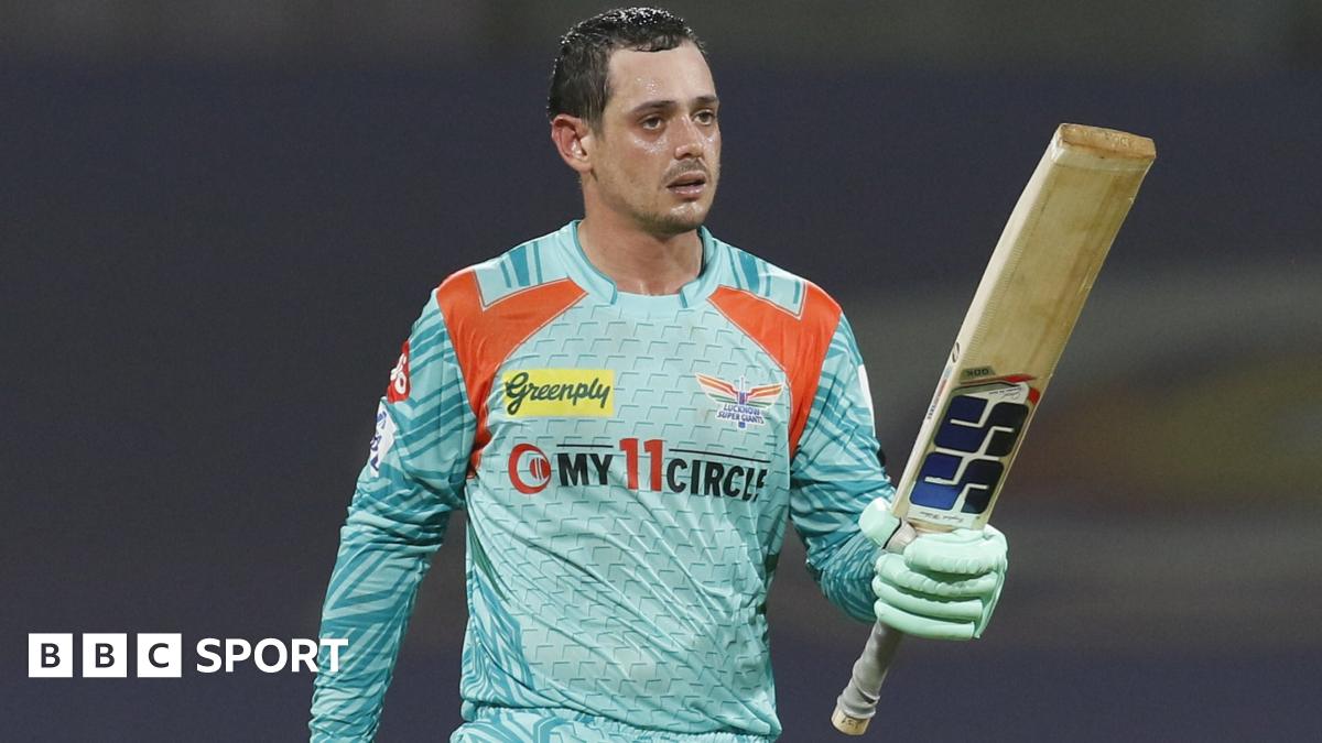 IPL: Quinton de Kock hits third highest IPL score to knock out Brendon ...