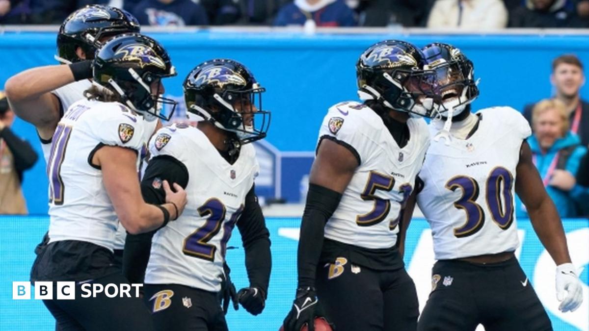 NFL: Baltimore Ravens beat Tennessee Titans 24-16 at Tottenham in last ...