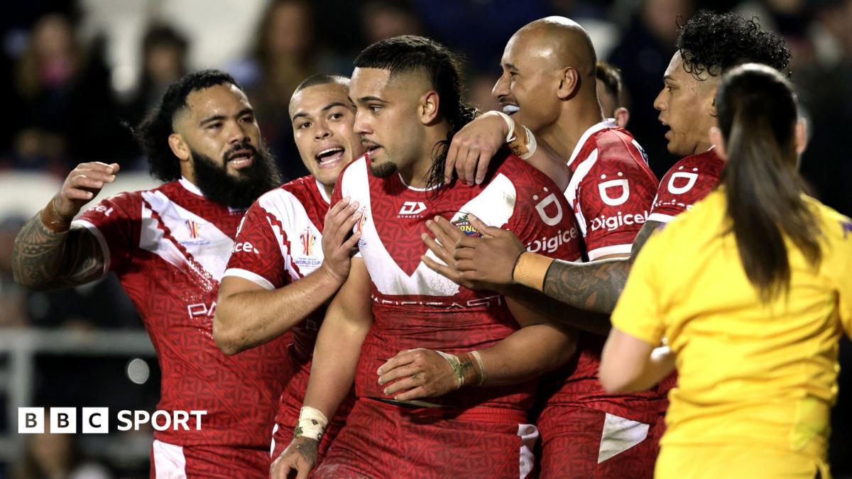 Rugby League World Cup: Tonga 32-6 Wales - Tonga cruise to victory ...