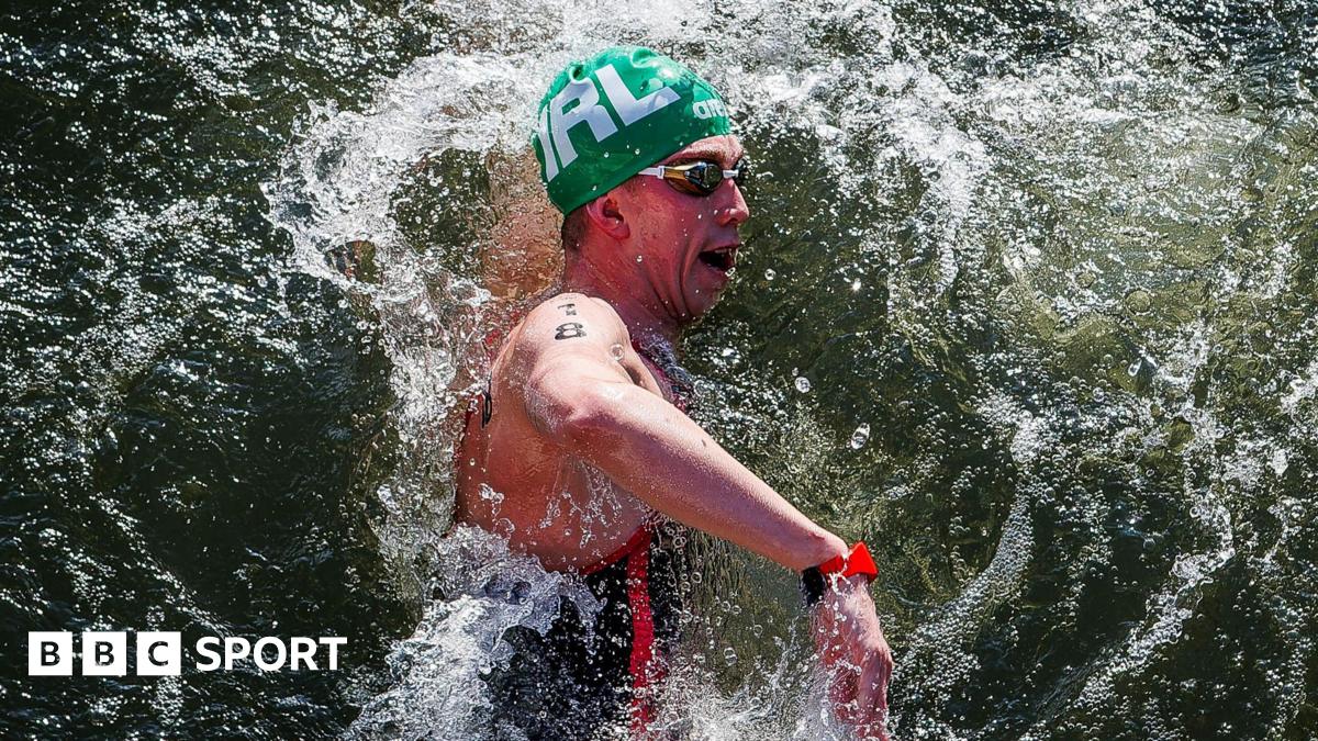 Daniel Wiffen: Olympic champion proud after 'first and last' open water ...