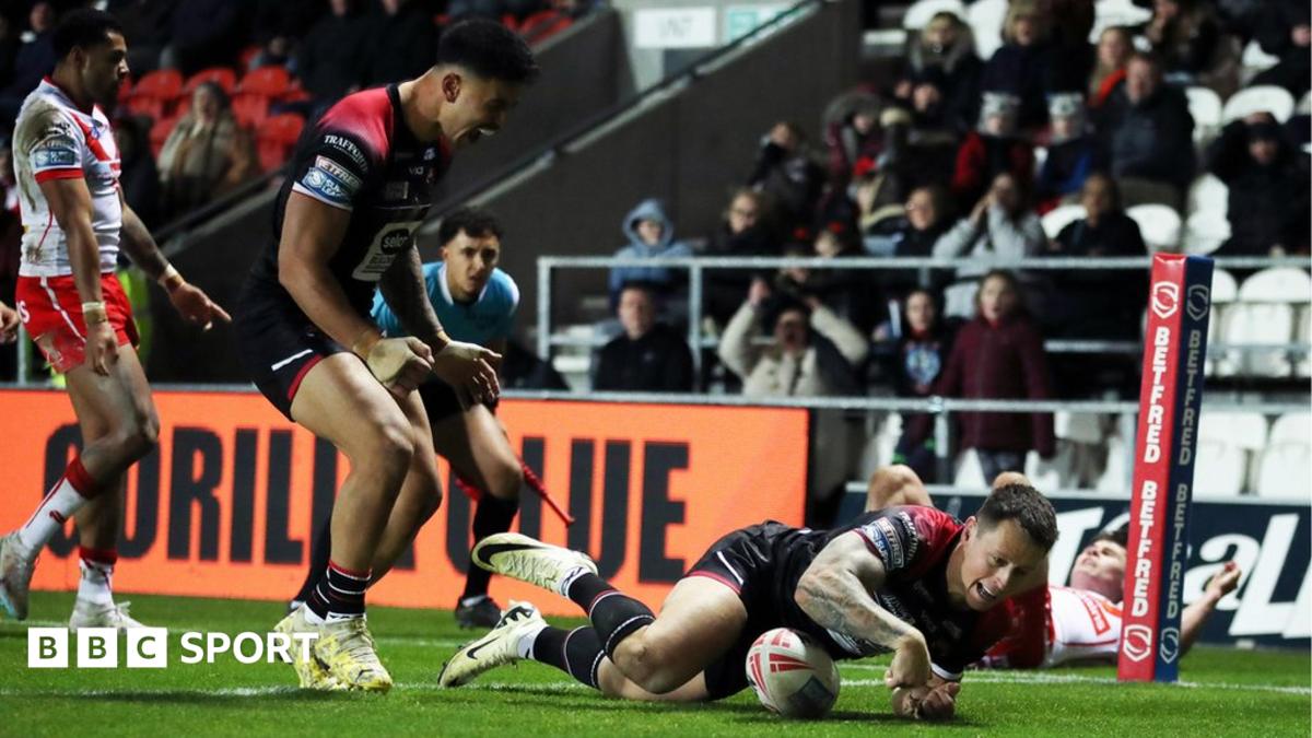 St Helens 20-24 Salford: Red Devils end 44-year winless run away at ...