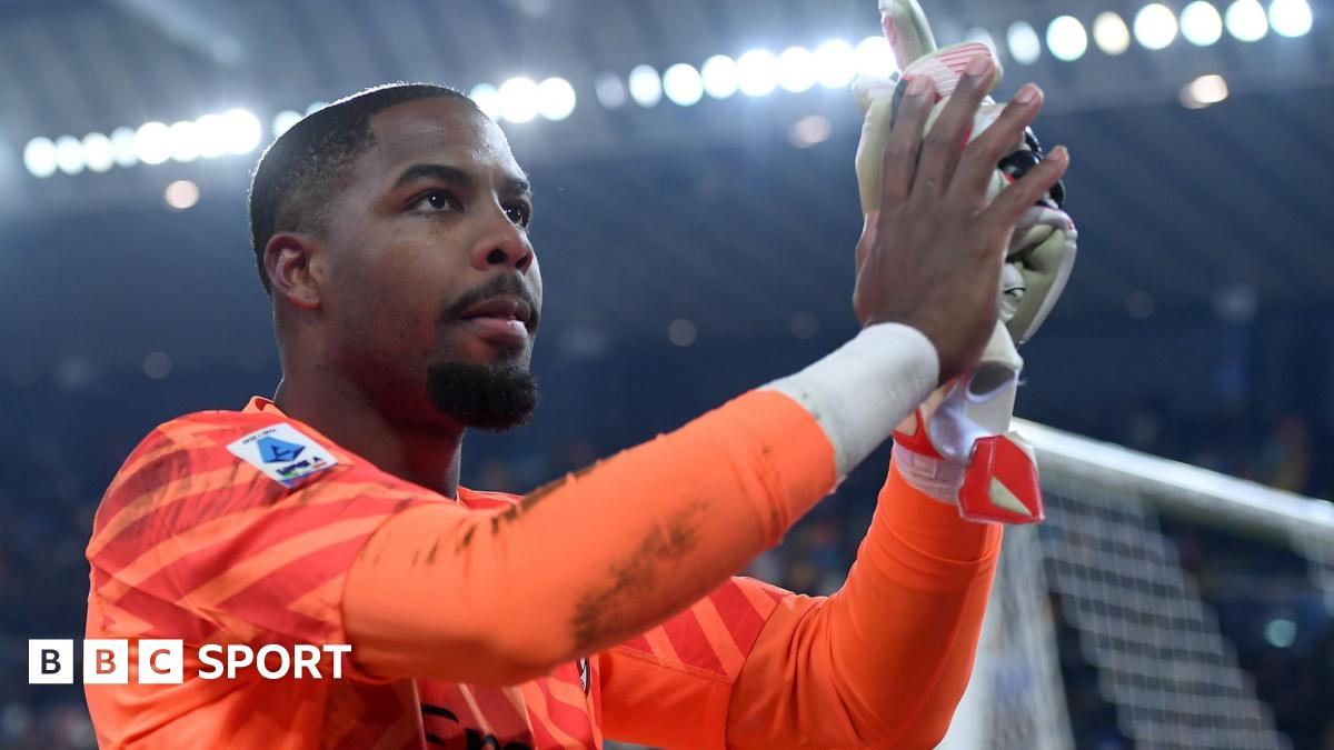 Mike Maignan: Four Udinese fans banned for life by club over racist abuse of AC Milan goalkeeper ...