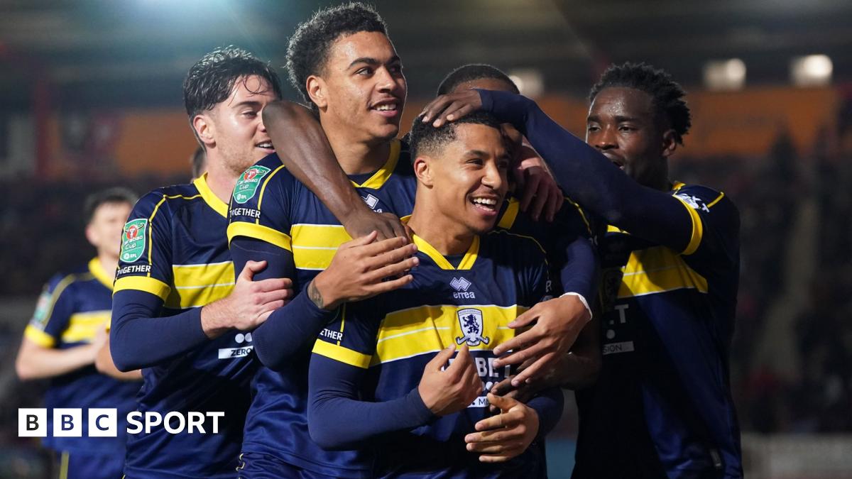 Carabao Cup RECAP: Exeter City v Middlesbrough & Mansfield Town v Port ...