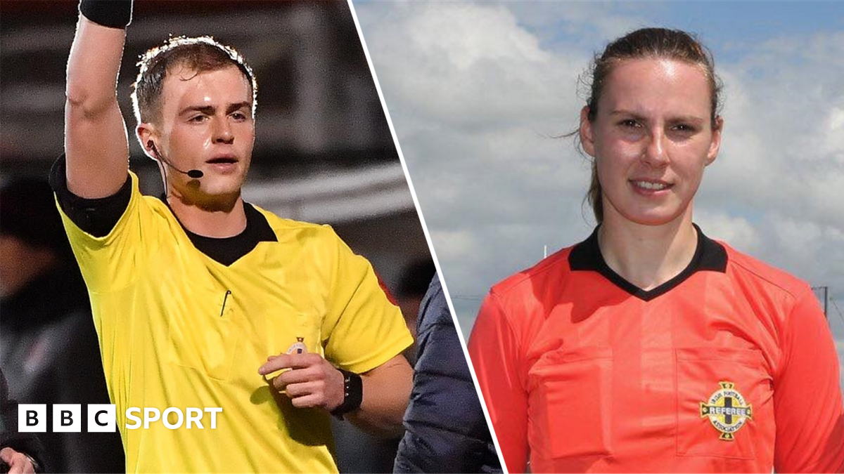 Jamie Robinson and Louise Thompson made Fifa referees - BBC Sport