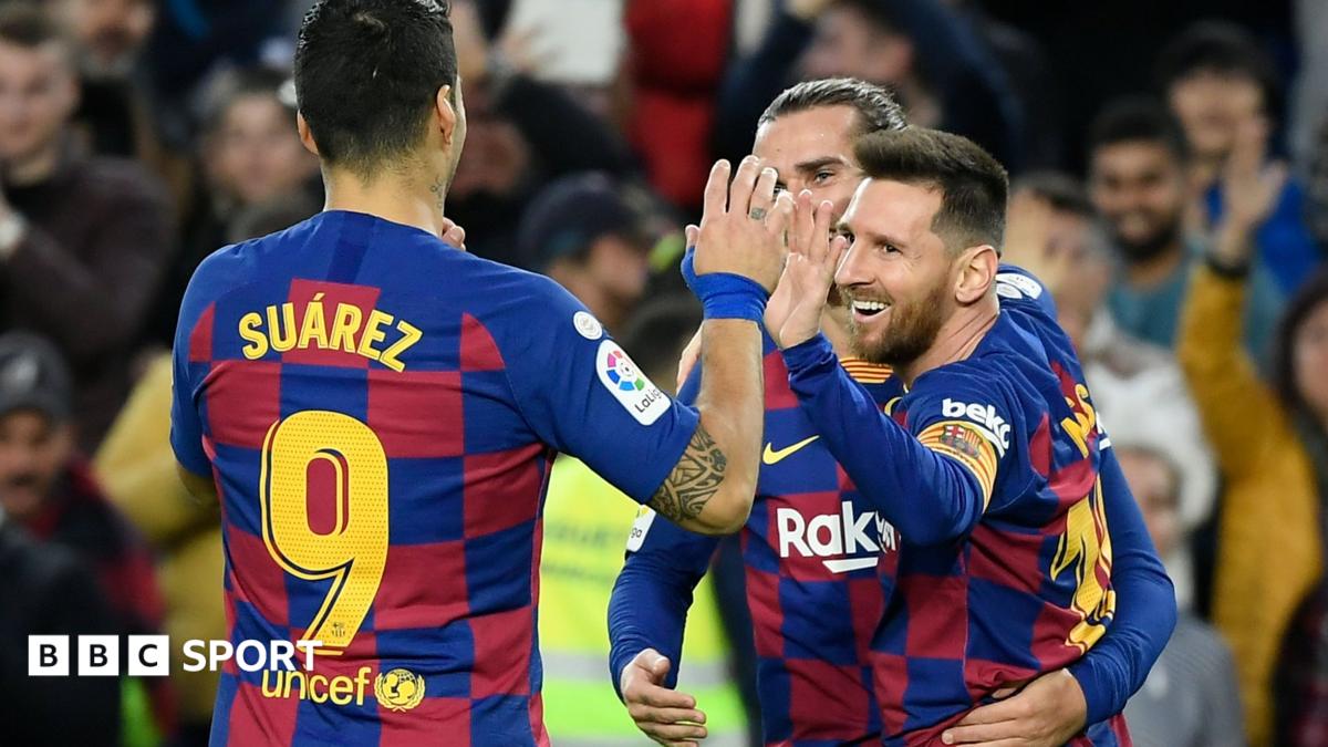 Barcelona 4-1 Alaves: Lionel Messi scores 50th goal of 2019 in win ...