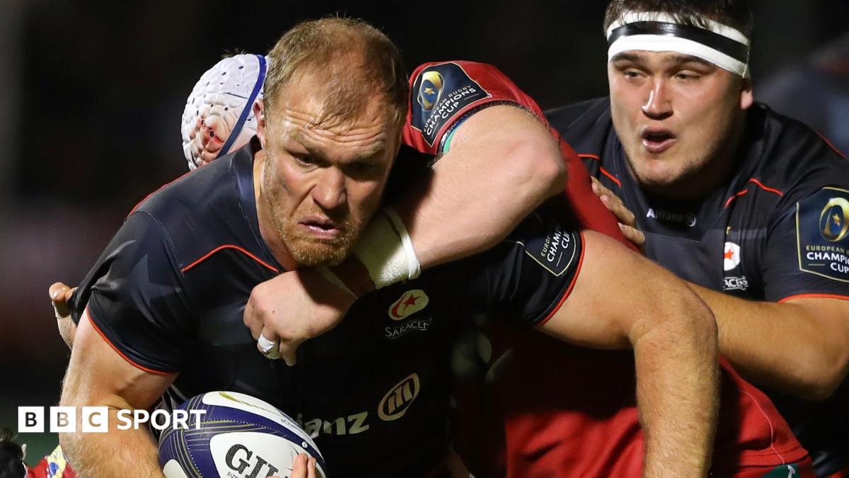 European Champions Cup: Saracens 44-26 Scarlets - BBC Sport