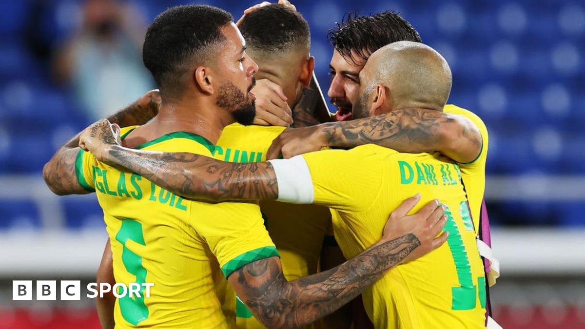 Men's Olympic football: Brazil defend title with win over Spain - BBC Sport