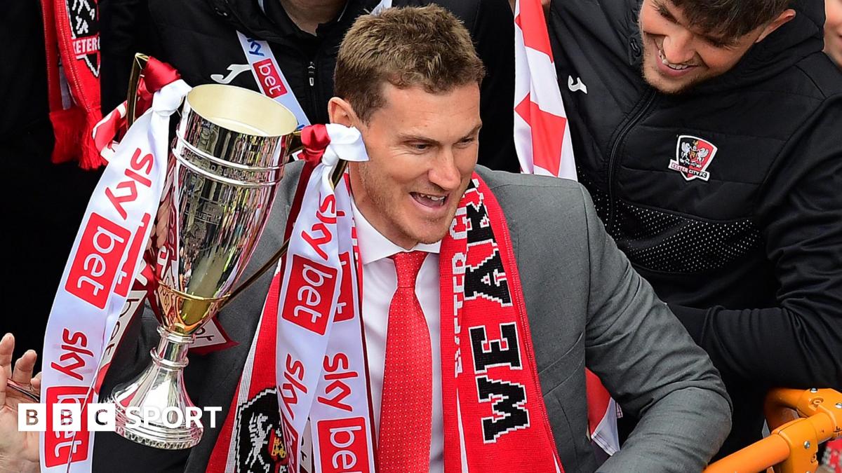 Matt Taylor: Manager of the Month award for Exeter City boss in April ...