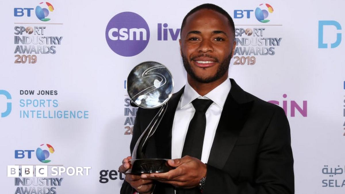 Raheem Sterling: Manchester City forward wins award for stance against racism - BBC Sport