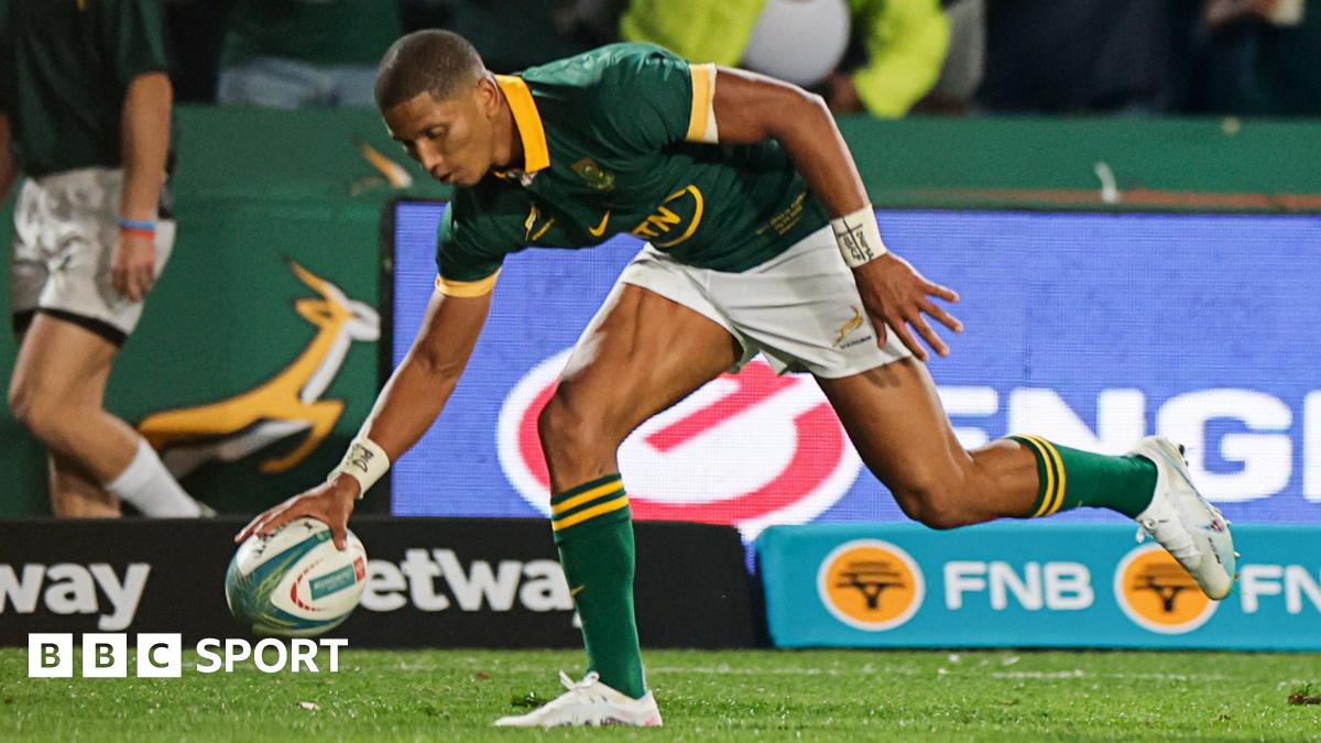 South Africa 22-21 Argentina: Springboks edge impressive Pumas by ...