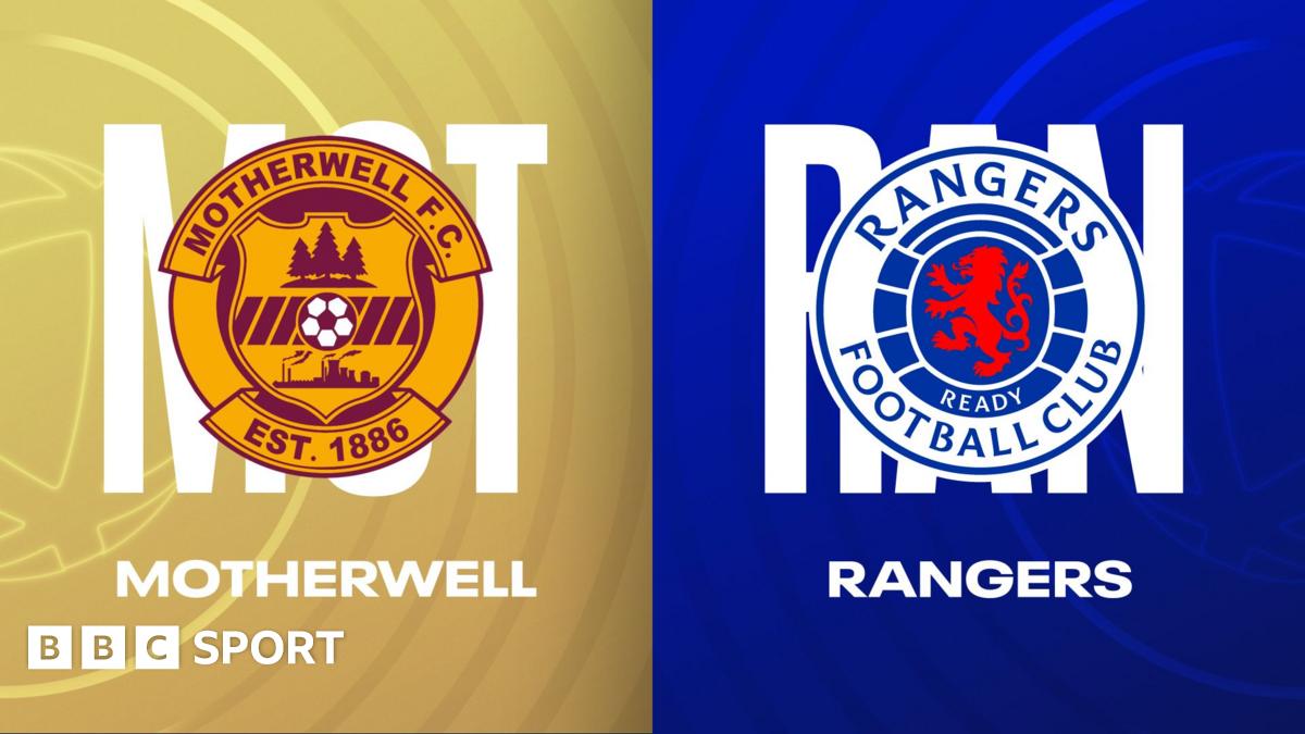 Rangers leapfrog Hibs with win at Motherwell - BBC Sport