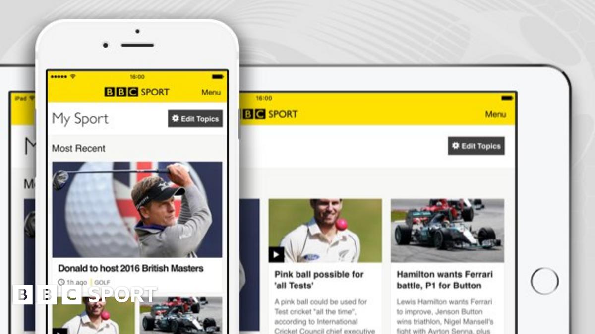 My Sport: All your interests in one place on the BBC Sport app - BBC Sport